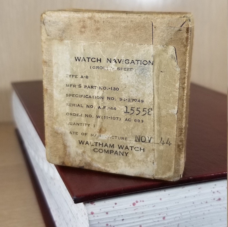 MILITARY STOPWATCH -waltham-vintage World War Ii-type A8-jitterbug-1944 ...