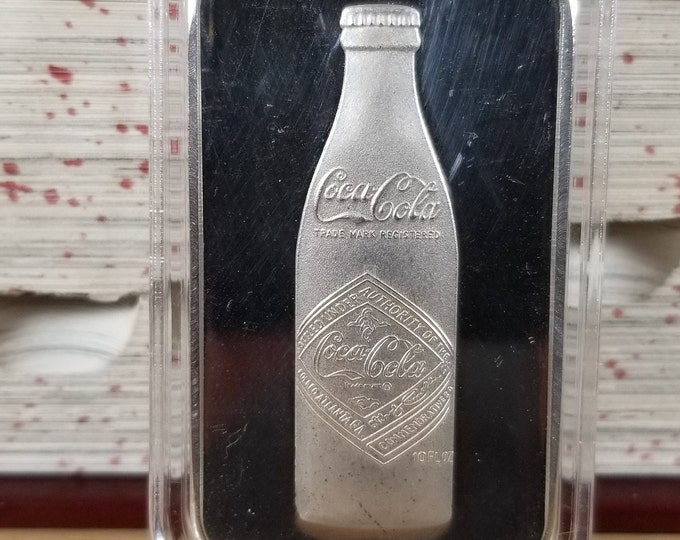 COCA-COLA SILVER Bar-atlanta-75th Anniversary Bottling Company-1975 ...