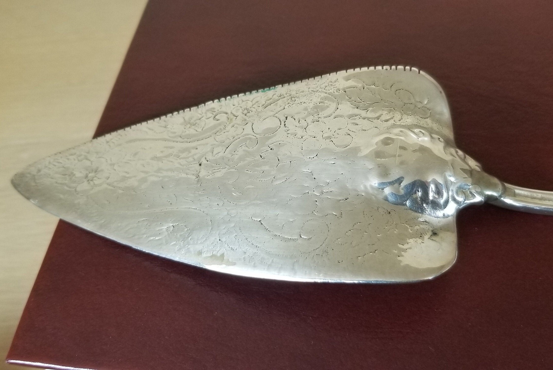 MEXICAN PIE CUTTER-Vintage Silver-Mexico-Hand Formed-Antique - Etsy.de