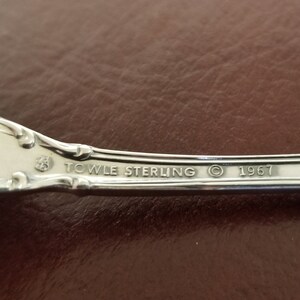 TOWLE SPANISH Provincial-sterling Spoons-silver Teaspoons-vintage ...