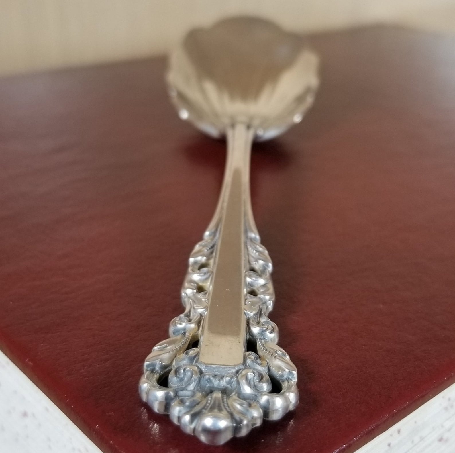 GORHAM SUGAR Spoon-medici Pattern-vintage Sterling Silver-shell Design ...