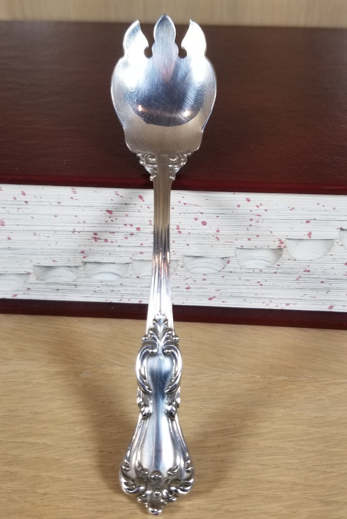 6 ICE CREAM Forks-vintage Sterling Silver-reed & Barton-marlborough ...
