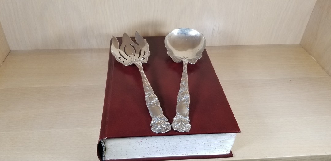 STERLING SERVING Pieces-vintage Silver Serving Set-antique Dining ...