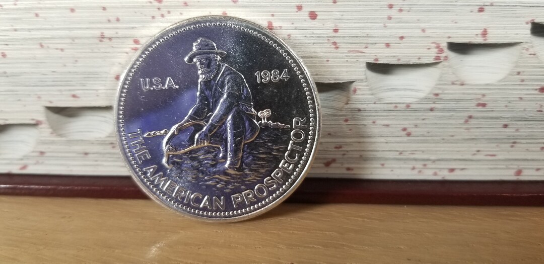 5 ENGELHARD PROSPECTOR Rounds-vintage Silver.999-one Ounce Each-1984-u ...