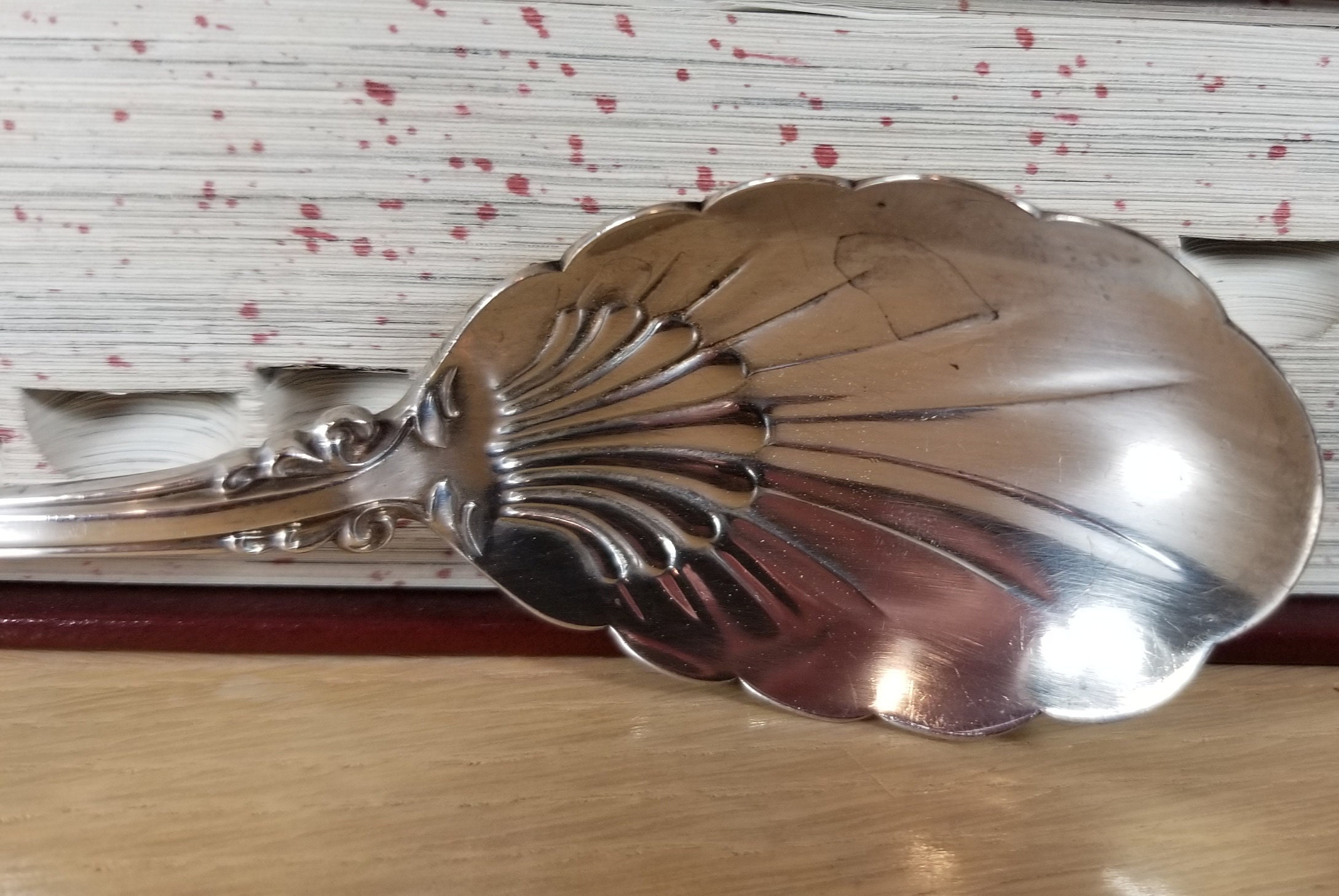 GORHAM SUGAR Spoon-medici Pattern-vintage Sterling Silver-shell Design ...