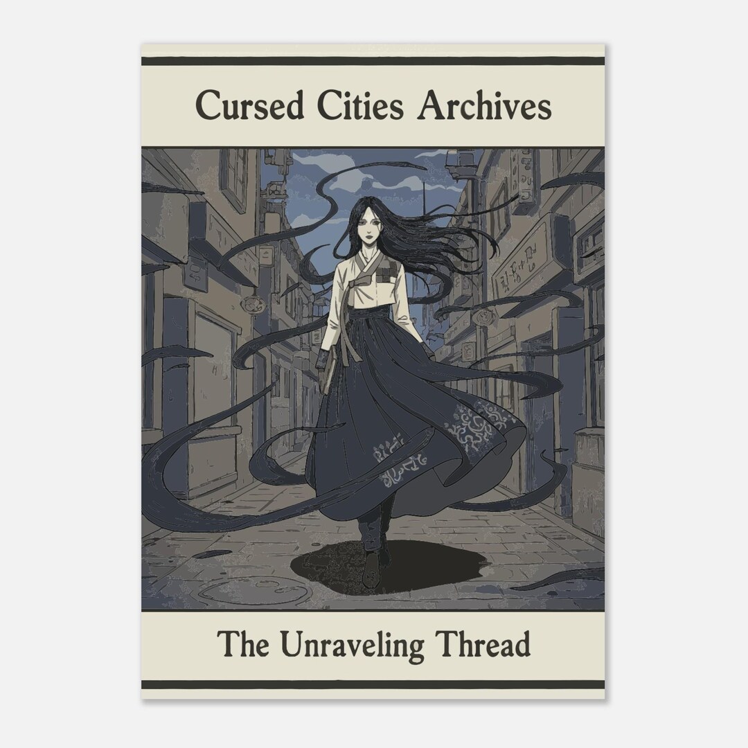 Animeokau | the Unraveling Thread – Walk of the Cursed Archivist - Etsy