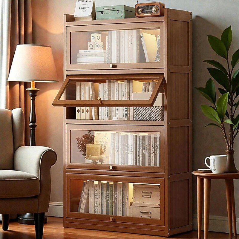 Natural Bookcase Tall - Etsy
