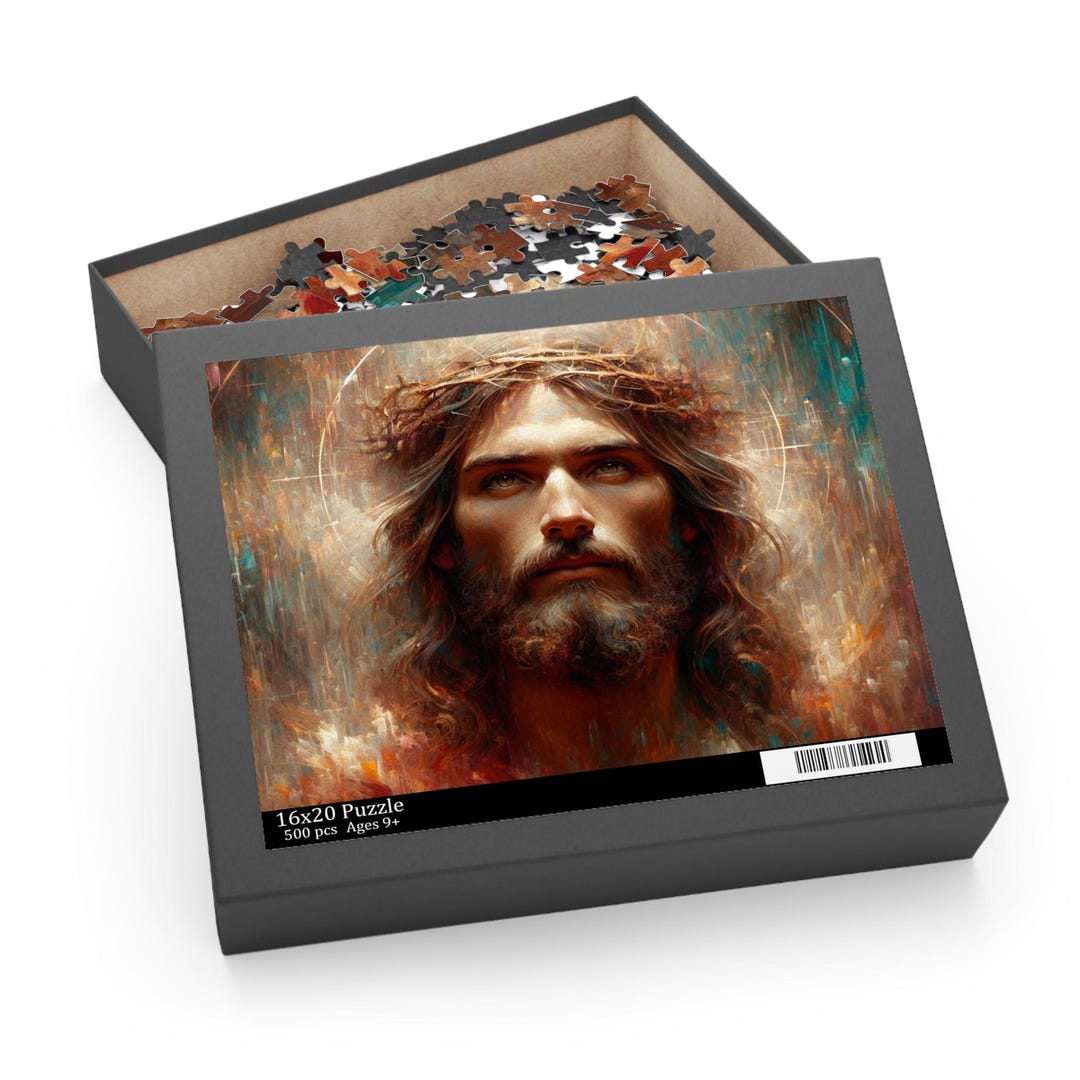 Jesus Christ Portrait Puzzle Christian Faith Jigsaw - Etsy
