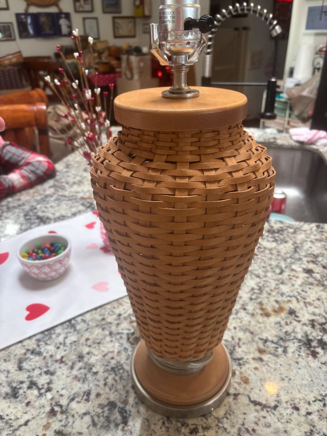 Longaberger Hostess Basket Lamp - Etsy