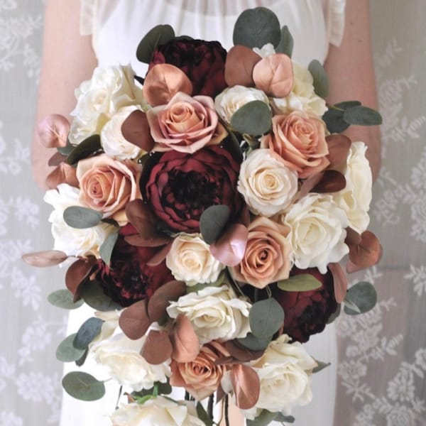 Rose Gold Bouquet - Etsy