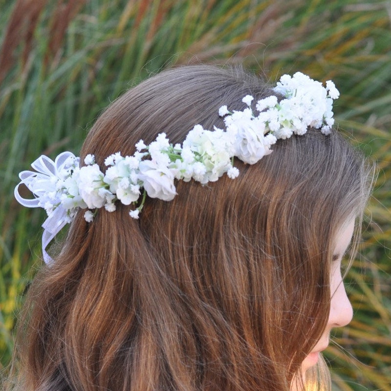 Flower Girl Crown - Etsy