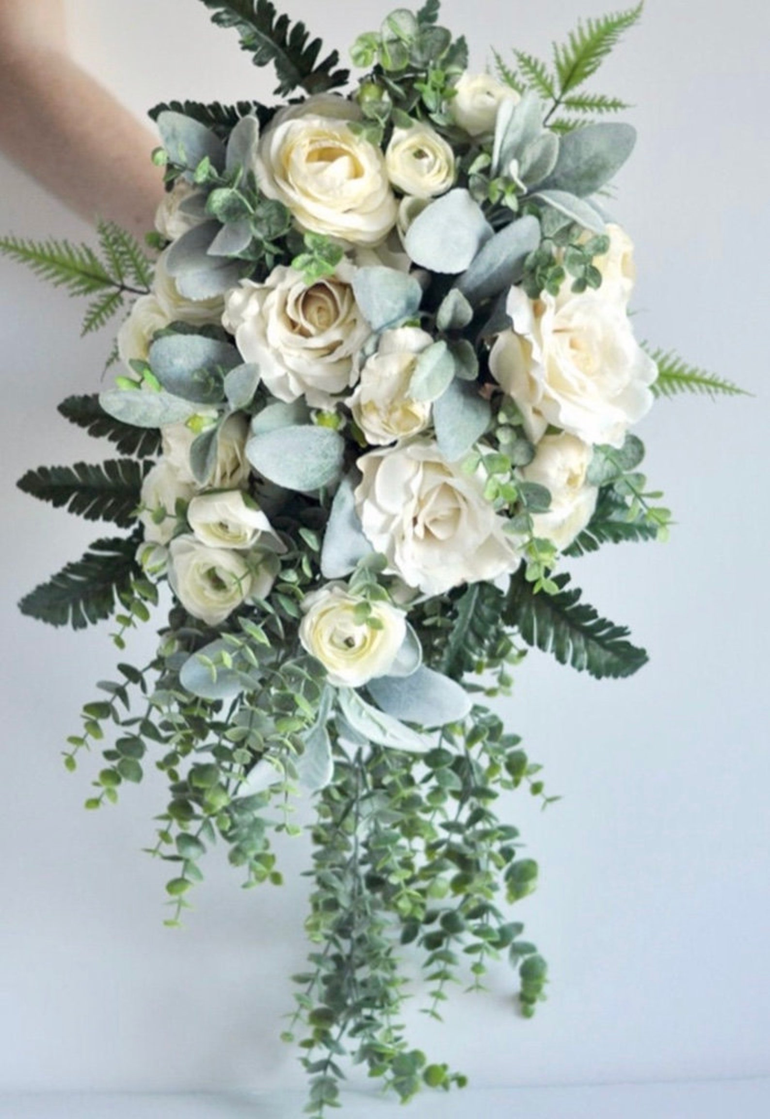 Cascade Bridal Bouquet, Wedding Flower Bouquet, Wedding Flowers, Bridal ...