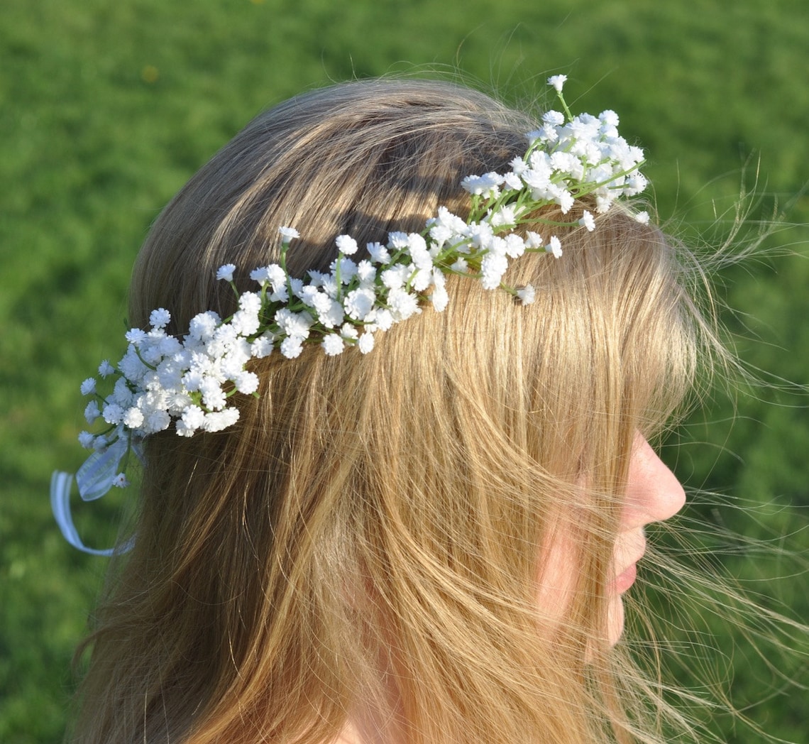 First Communion Headpiece First Communion Flower Crown White | Etsy