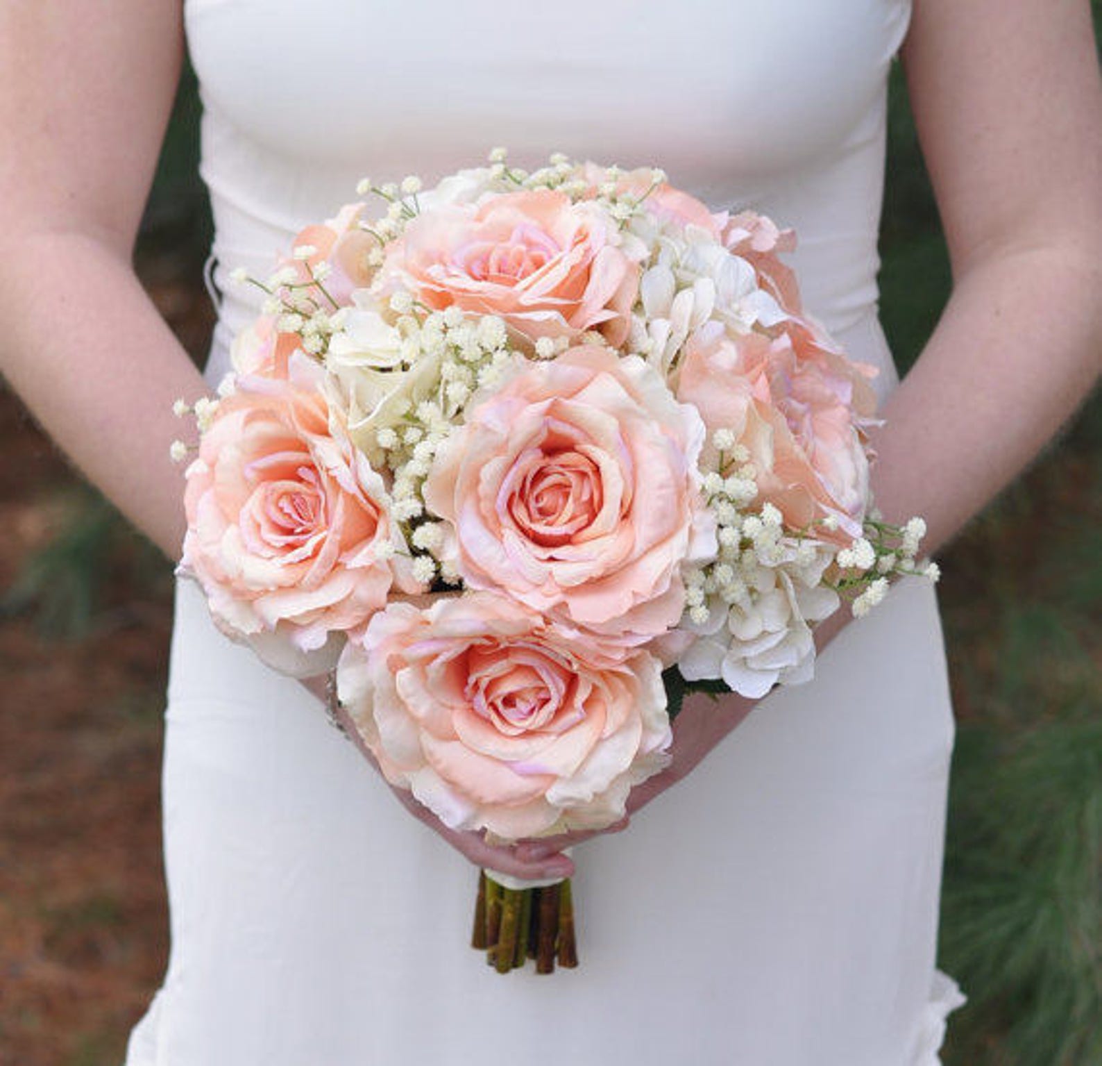 Silk Wedding Bouquet, Wedding Bouquet, Keepsake Bouquet, Bridal Bouquet ...