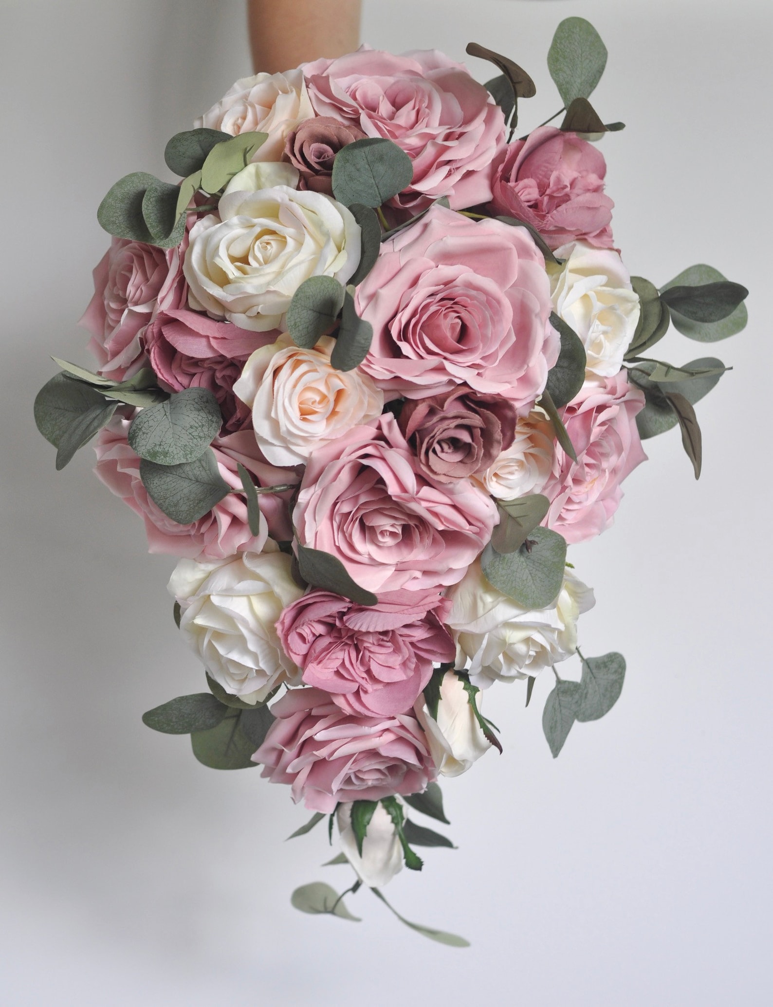 Mauve Wedding Bouquet Wedding Flowers Bridal Bouquet Boho | Etsy