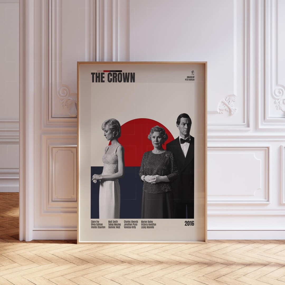 The Crown Poster, Peter Morgan, Retro Tv Poster, Tv Show Poster ...