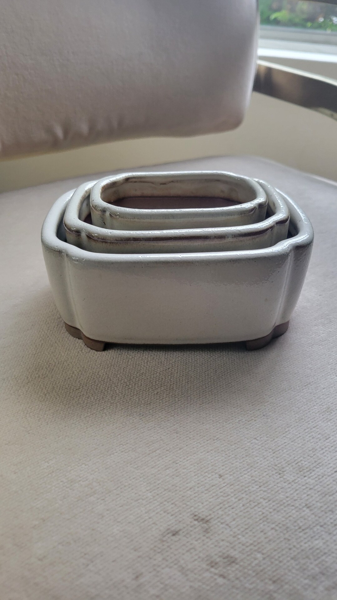 Bonsai Planter Dish Set / Ceramic Planter Set / Stacking / Small ...