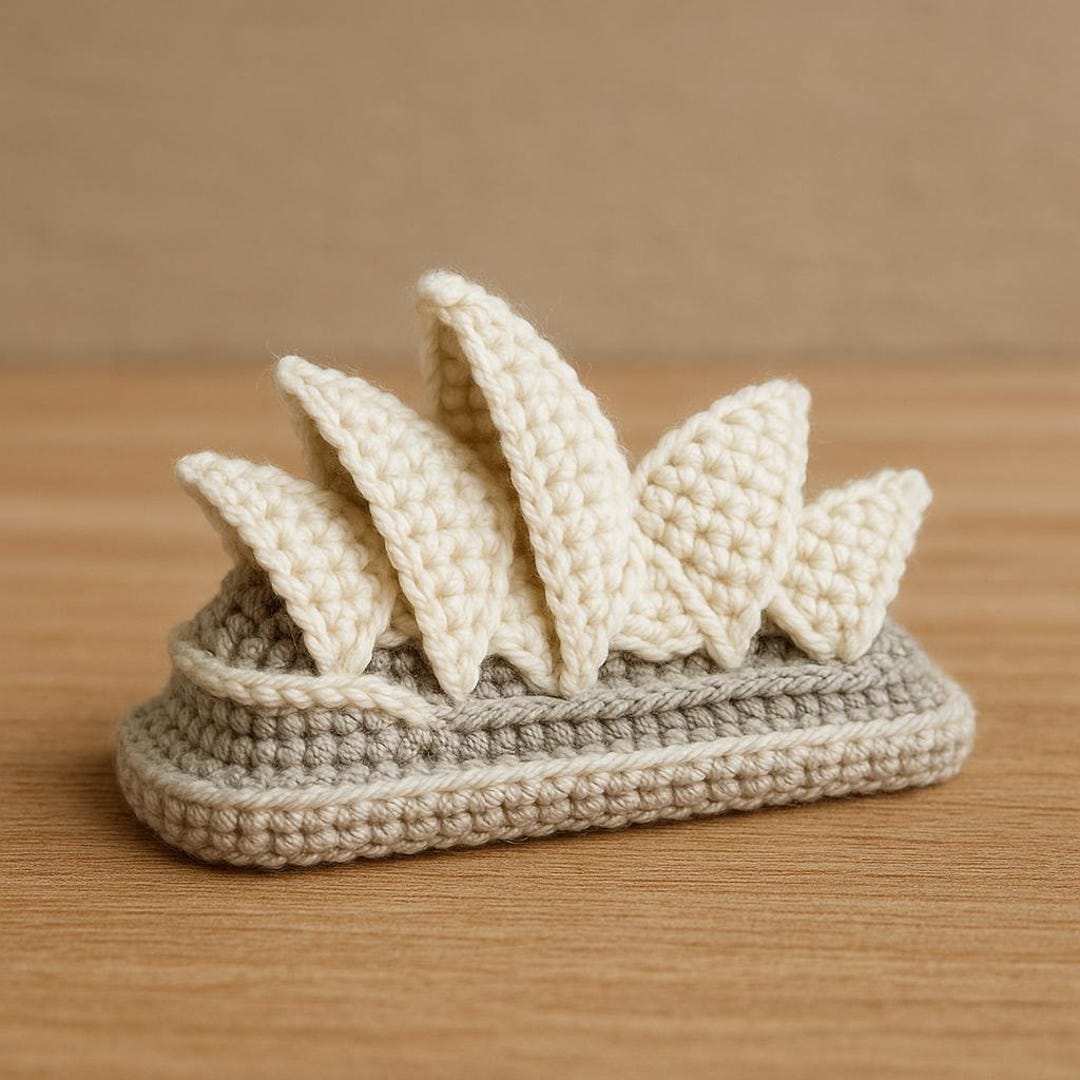Sydney Opera House Crochet Miniature | Handmade Crochet Souvenir ...