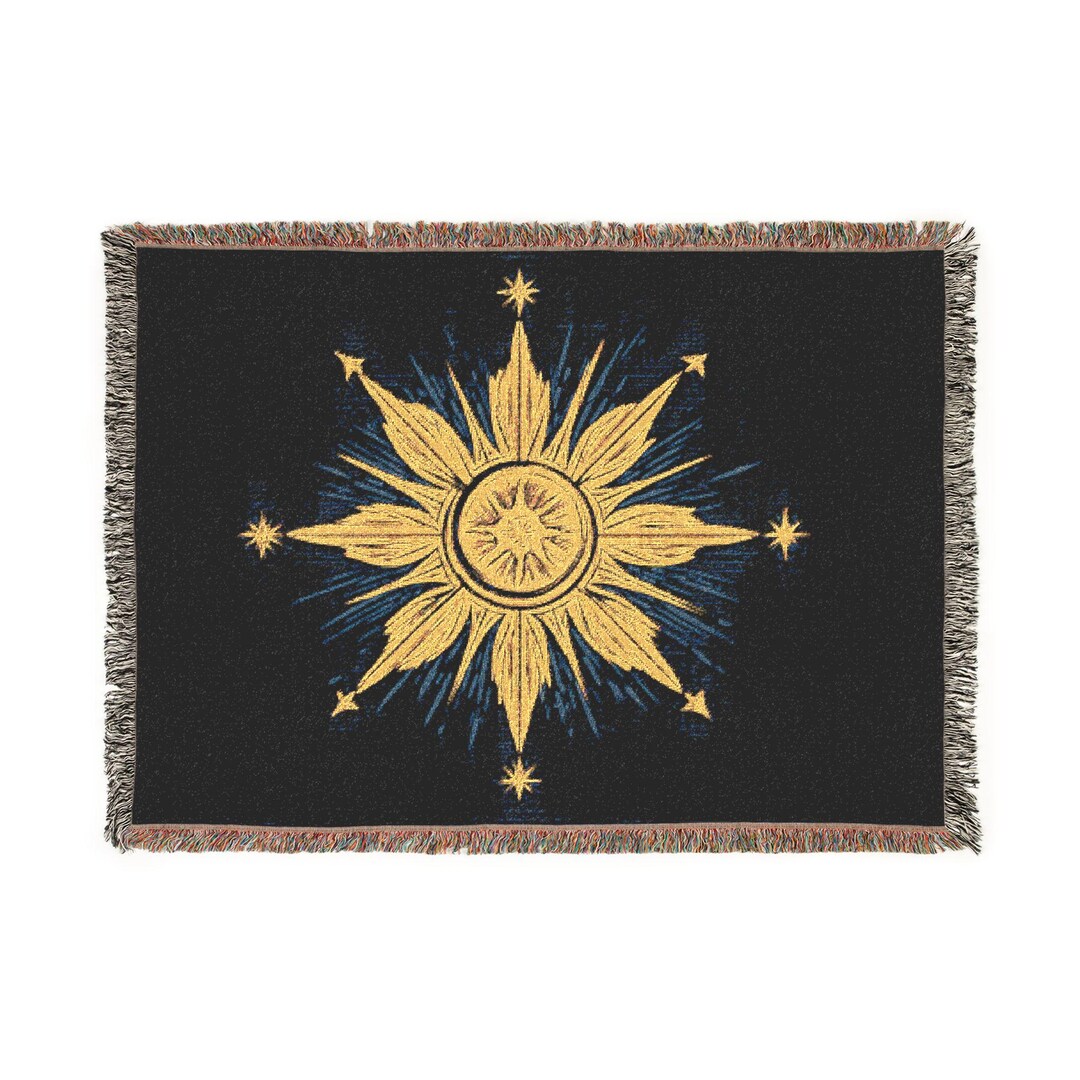 Suncatcher Philippine Flag Motif Woven Blanket | Handloom Inspired ...