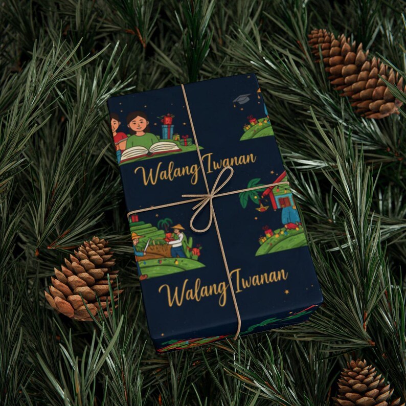 Walang Iwanan Gift Wrapping Paper, Filipino Celebration Paper - Etsy