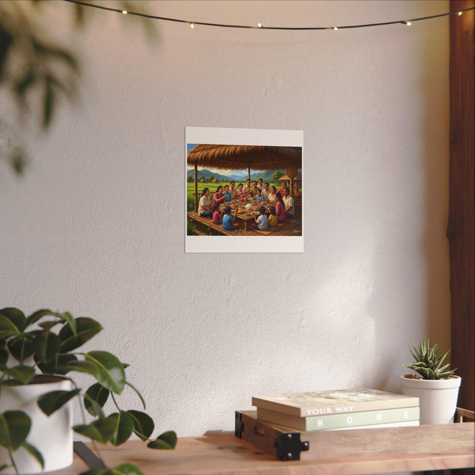 Bright, Hand-painted Scenes of Filipino Table Life - Etsy