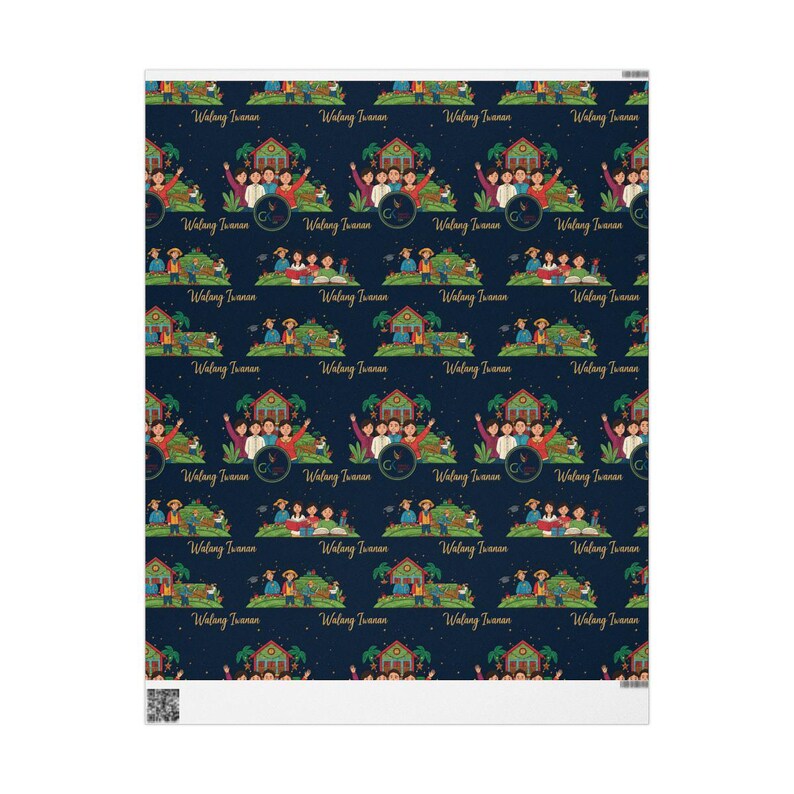 Walang Iwanan Gift Wrapping Paper, Filipino Celebration Paper - Etsy