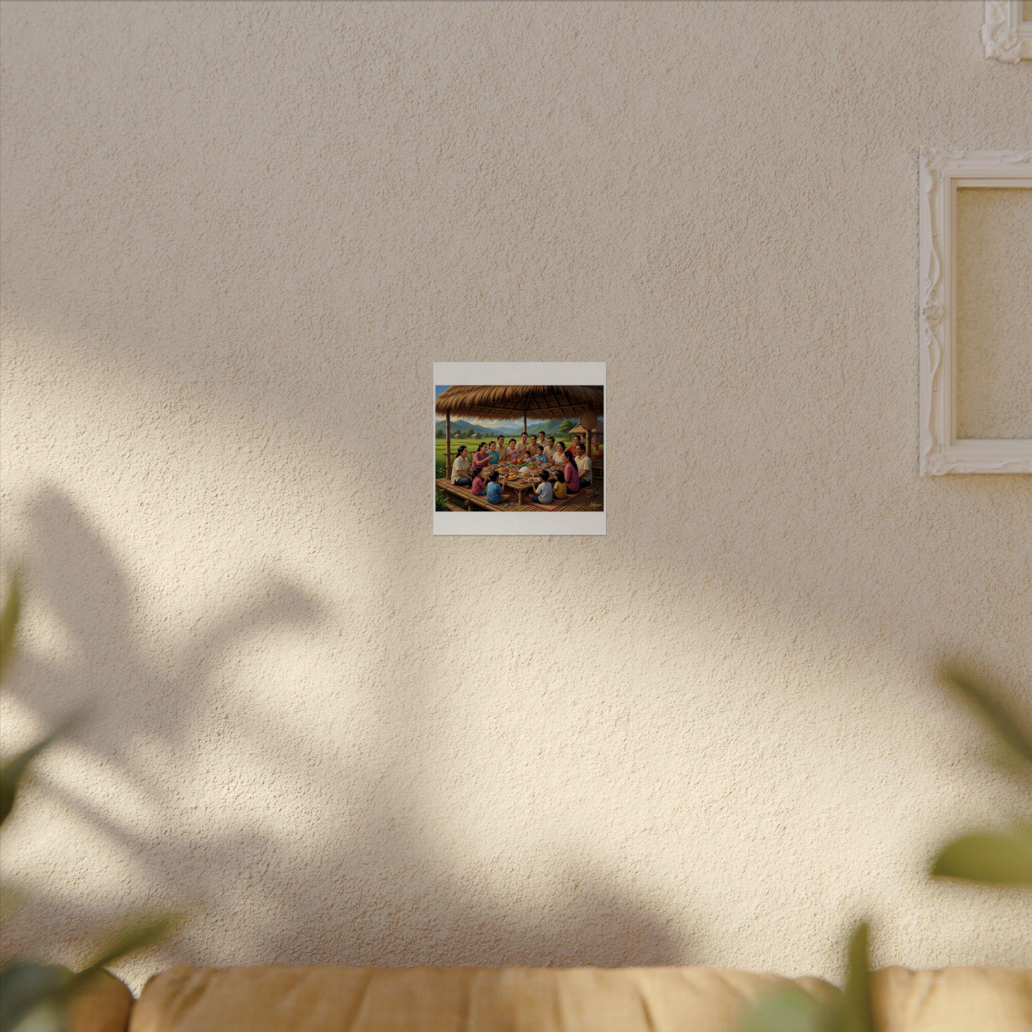 Bright, Hand-painted Scenes of Filipino Table Life - Etsy
