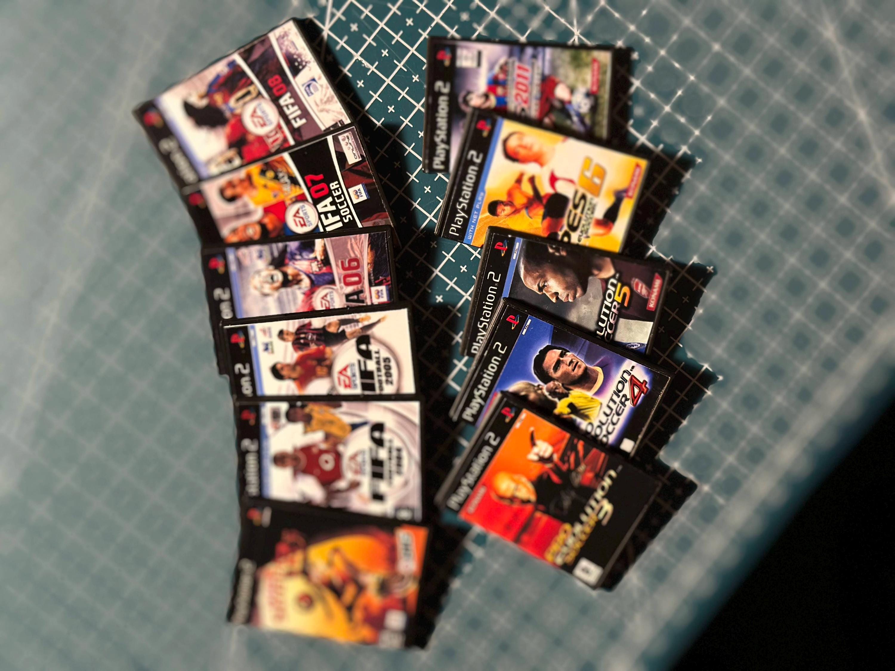 PS2 Sports Game Case – Handmade Keychains & Magnets | Water and Scratch ...