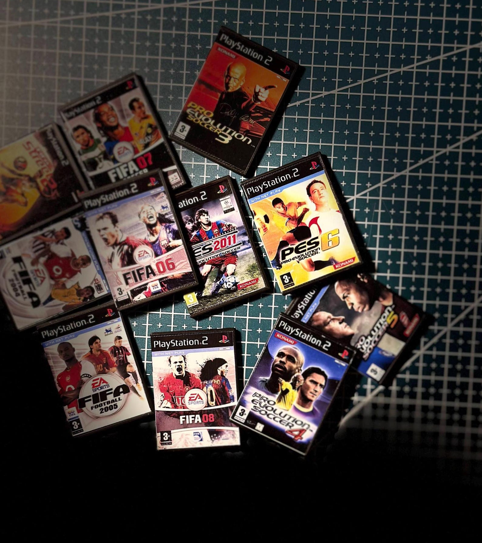 PS2 Sports Game Case – Handmade Keychains & Magnets | Water and Scratch ...