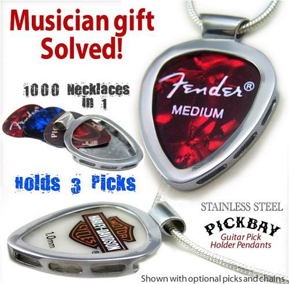 Spinal Tap Guitar Picks Set + Pickbay Guitar Pick Holder Pendant ...