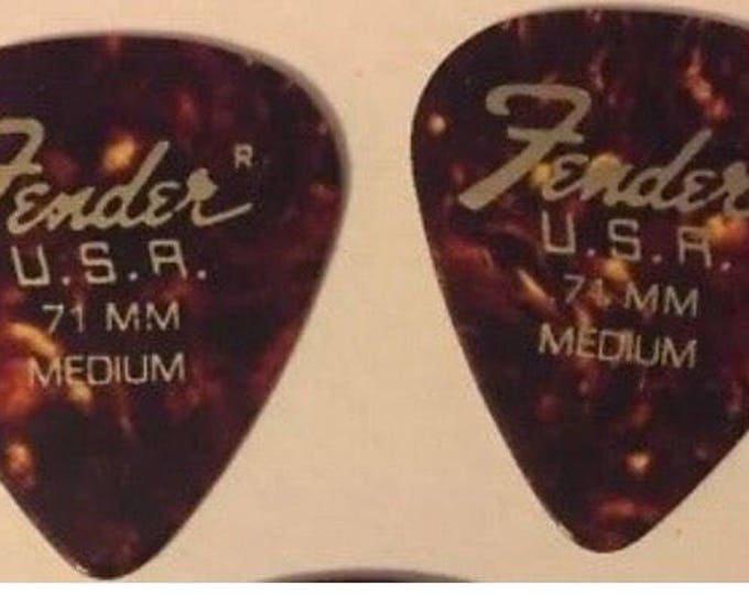 Vintage 1980s Fender USA .71mm Guitar Picks Set (2) Rare NEW Old Stock ...