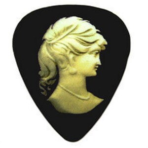 Victorian Goth Cameo Plectrum & PICKBAY Guitar Pick Holder Pendant ...