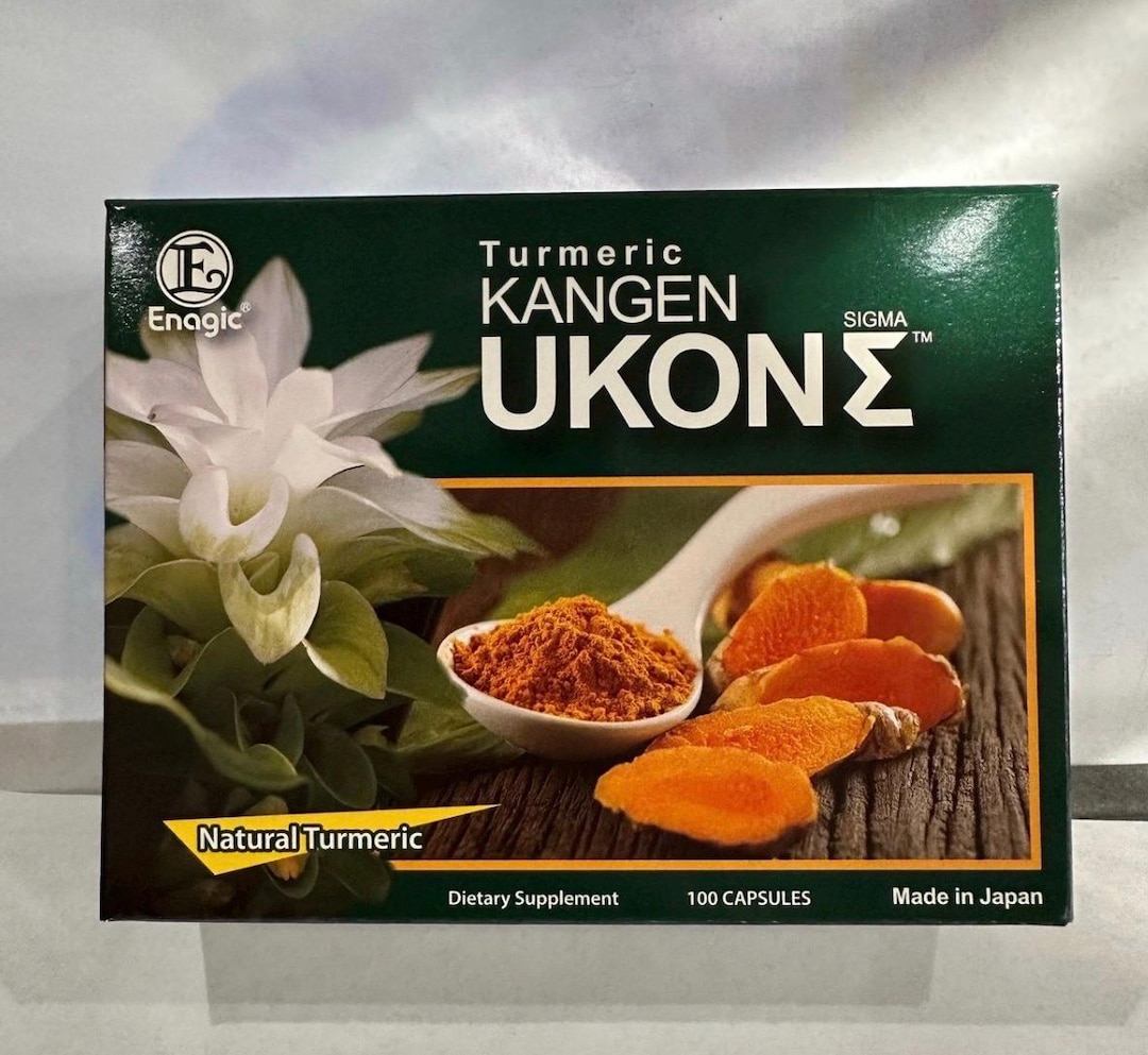 Enagic Turmeric Kangen Ukon Organic Multivitamins Vegeterian Capsules ...