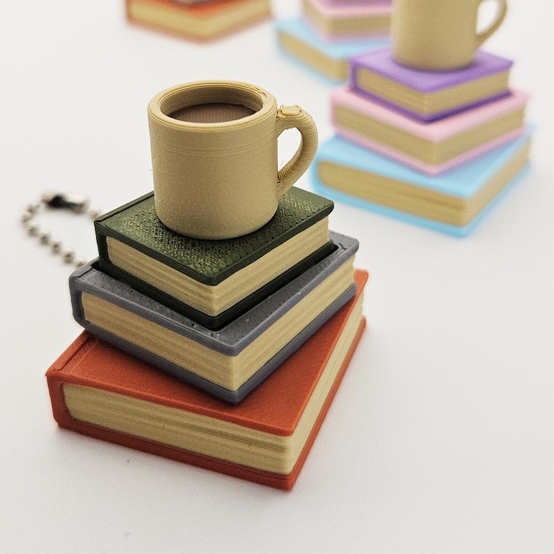 Cozy Book Stack Clicker | Bookworm | Fidget Anxiety & Sensory Toy - Etsy