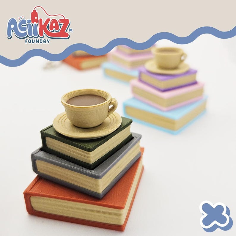 Cozy Book Stack Clicker | Bookworm | Fidget Anxiety & Sensory Toy - Etsy