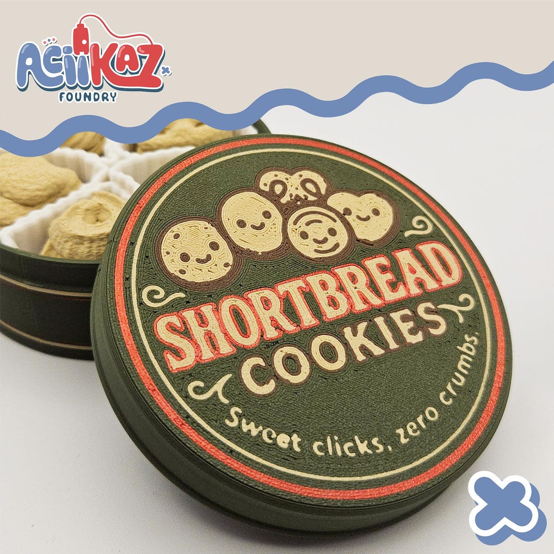Shortbread Cookie Fidget Clicker | Nostalgic Holiday Cookies | Desk Toy ...
