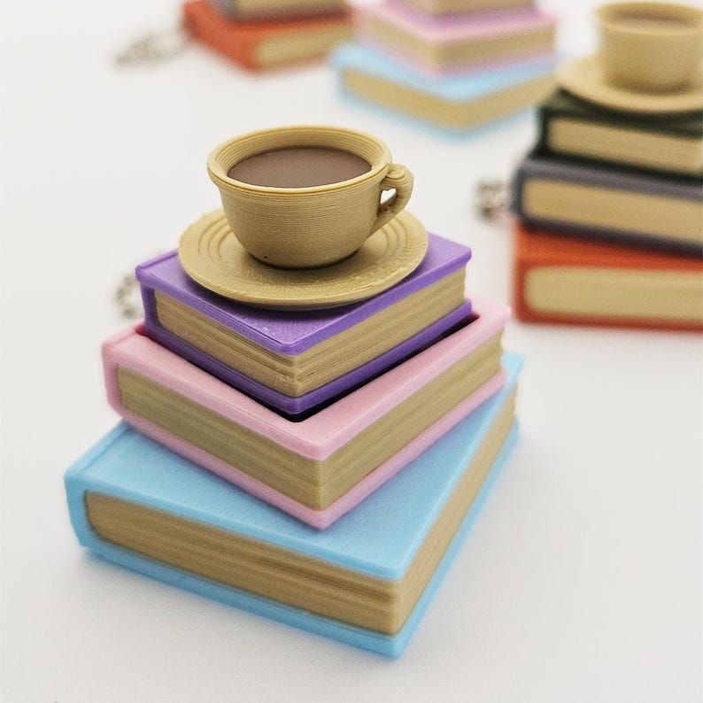 Cozy Book Stack Clicker | Bookworm | Fidget Anxiety & Sensory Toy - Etsy