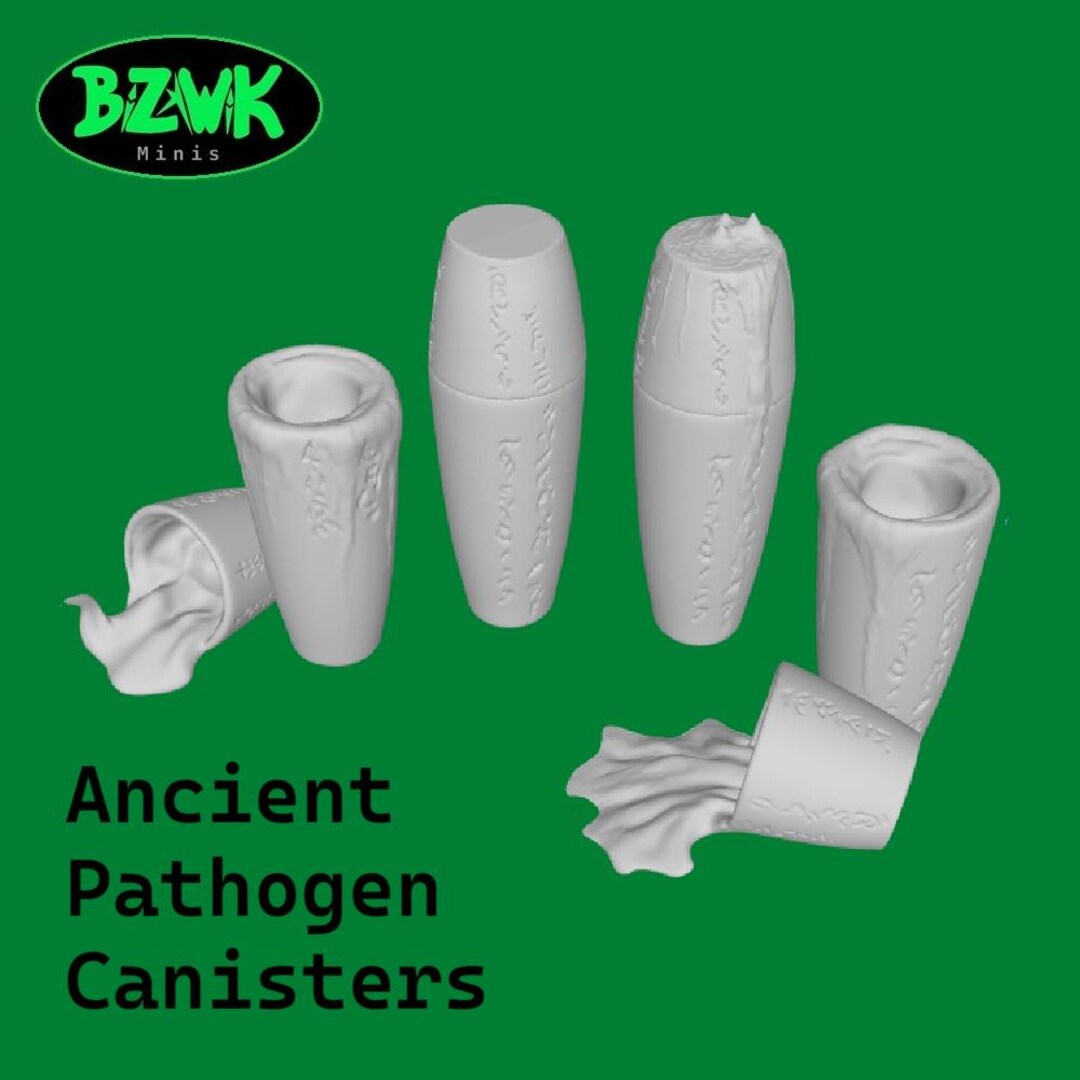 Ancient Pathogen Canisters - Bizkwik Minis - Etsy