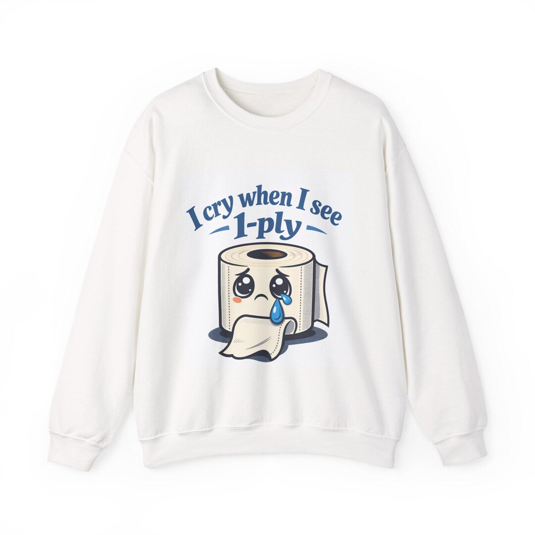 Crohns Disease Toilet Paper Humor Sweatshirt | IBD Support, Funny ...