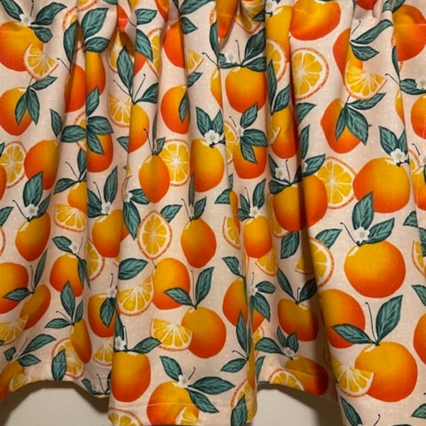 Orange Valance - Etsy