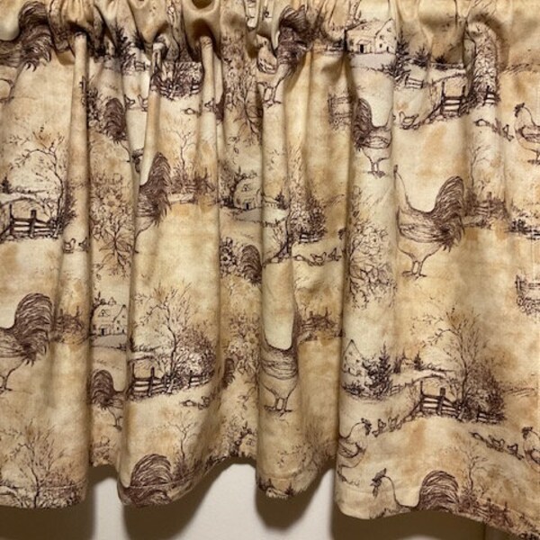 Toile Valance - Etsy