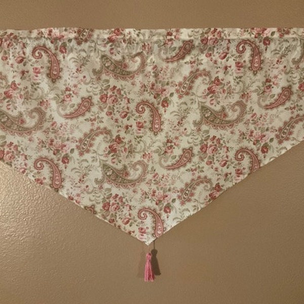 Valance With Tassels - Etsy