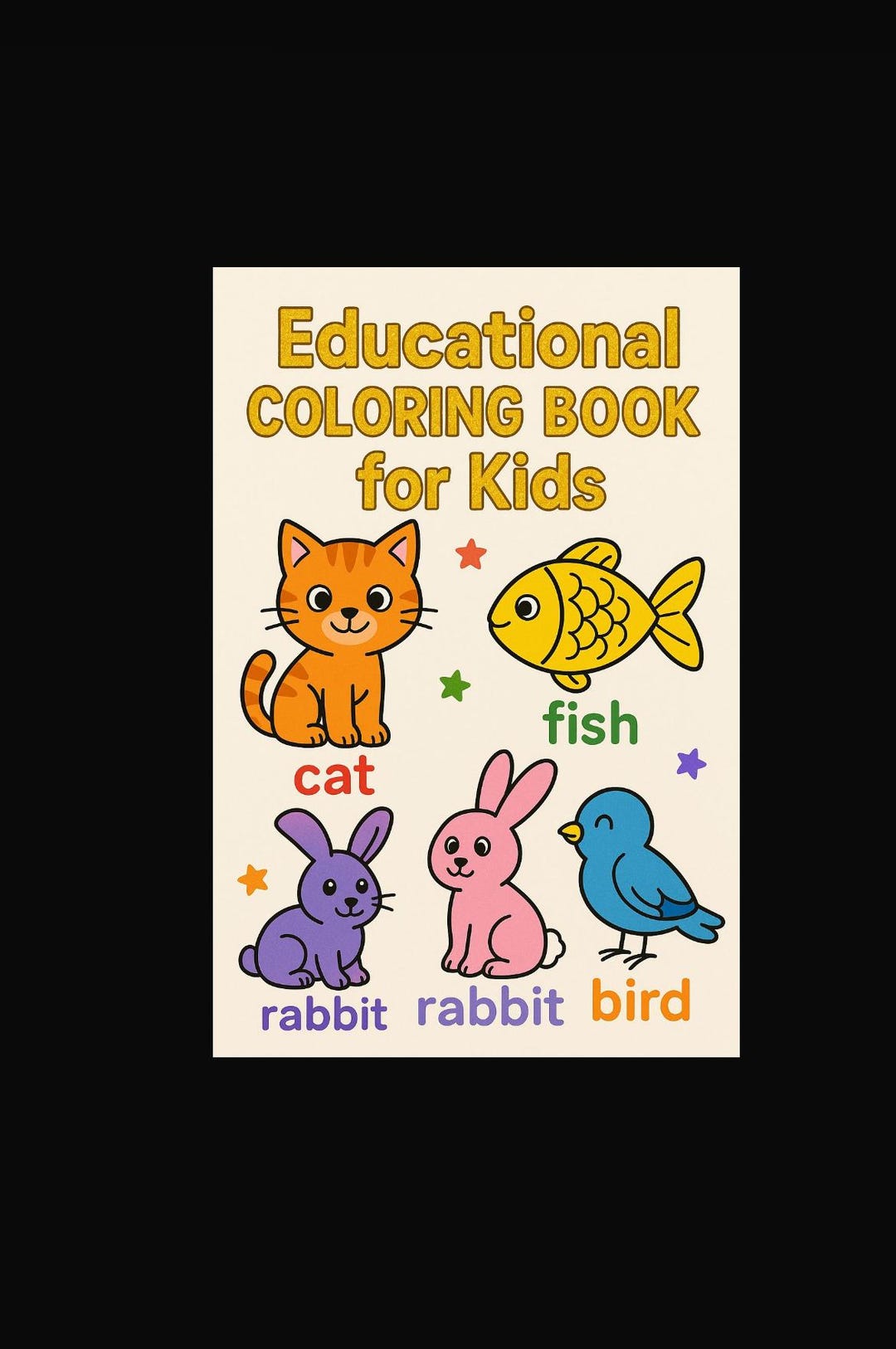 Printable Educational Coloring Book for Kids – Fun Animal & Color ...