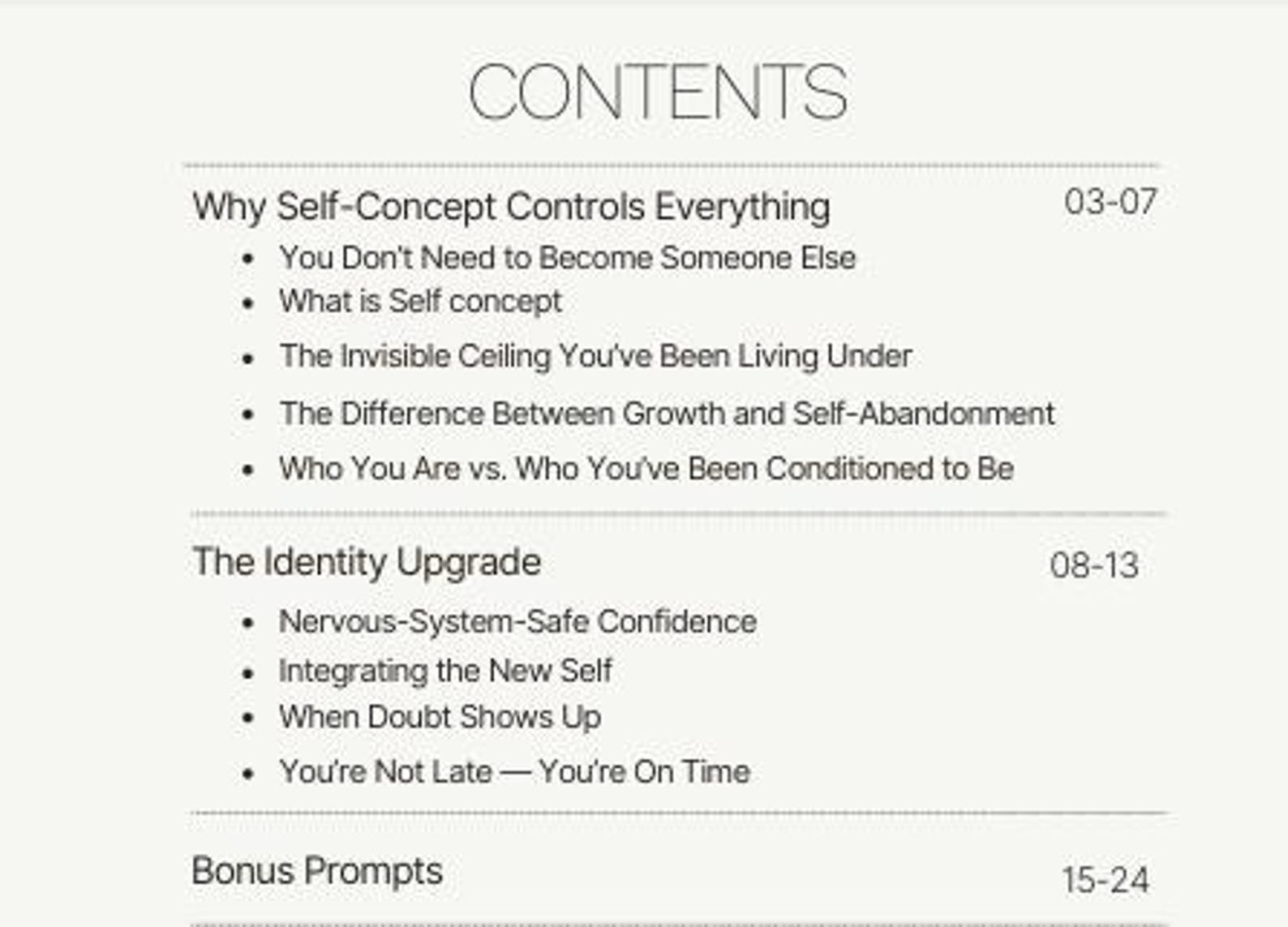How to Level up Your Self-concept | Confidence Workbook | Identity ...