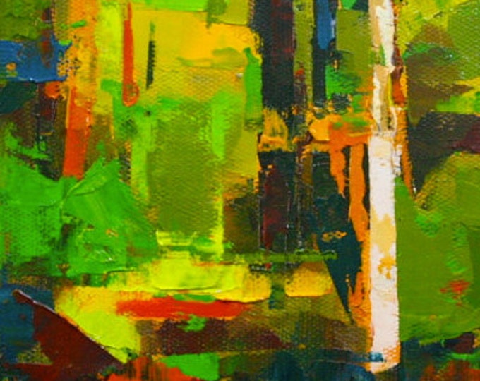 Forrest" Original Oil on Canvas 6" X 8" - Etsy