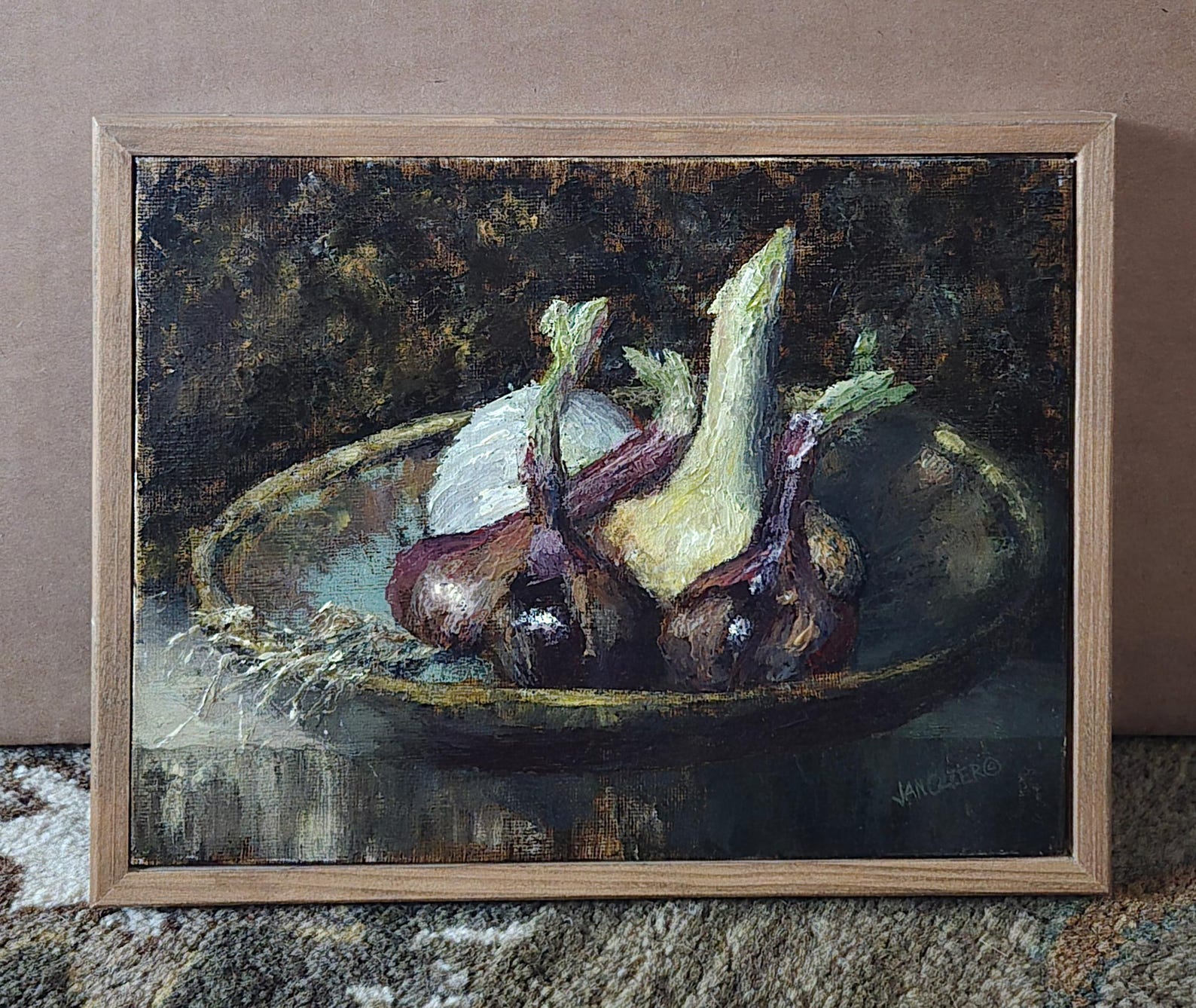 Fresh Onions, Onion Painting, Classical Realism, Vegetables, Garden ...