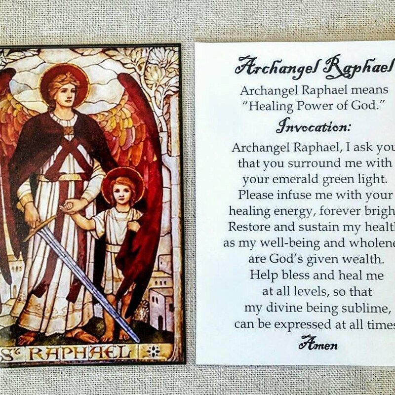 St Raphael the Archangel Art - Etsy UK