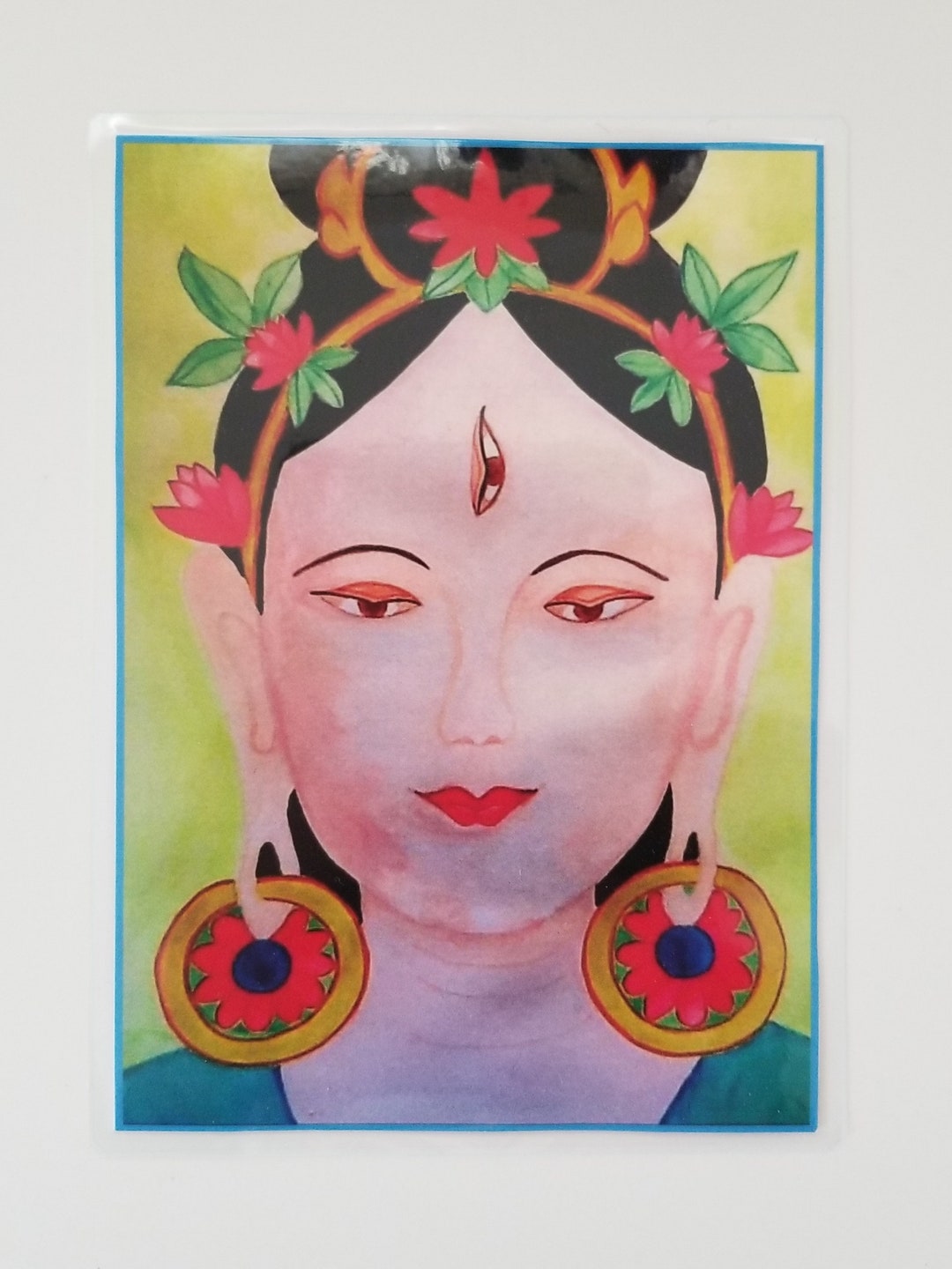 White Tara, Buddha, Divine Mother, White Tara Card, Goddess, Rainbow ...