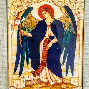 St. Gabriel, Angel, Archangel Gabriel, Archangel Gabriel Card, Altar ...