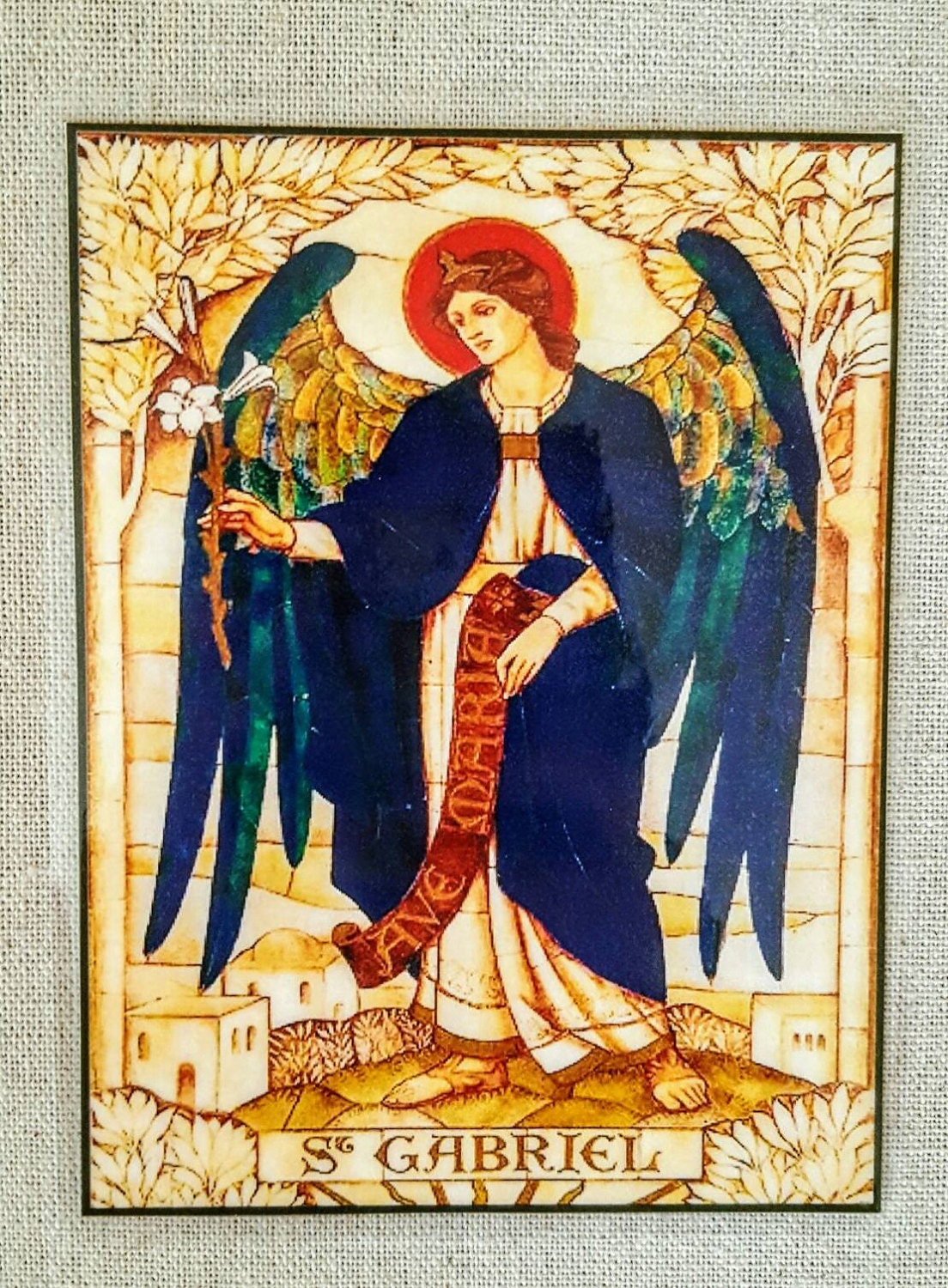 St. Gabriel, Angel, Archangel Gabriel, Archangel Gabriel Card, Altar ...